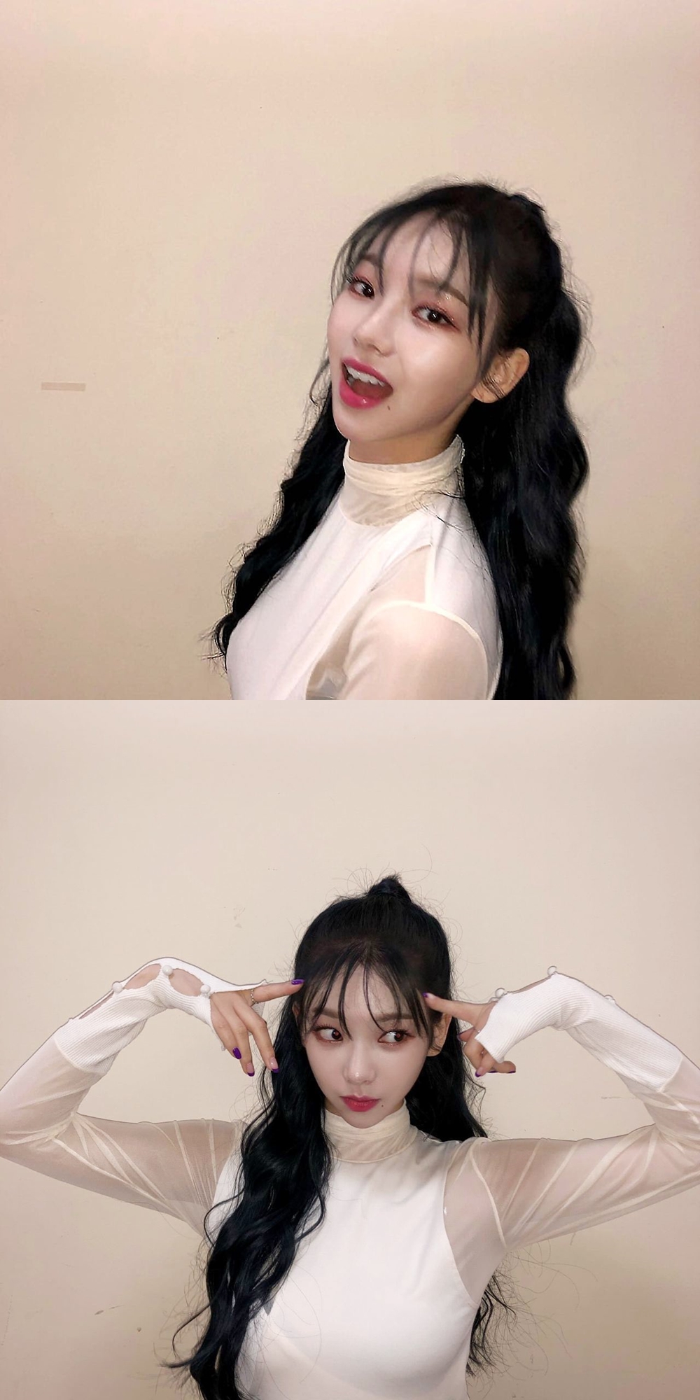 "새로운 헤어 어떤가요"…에스파(aespa) 카리나, 앞머리 하나로 화제성 인증 - 김효진 기자 - 톱스타뉴스