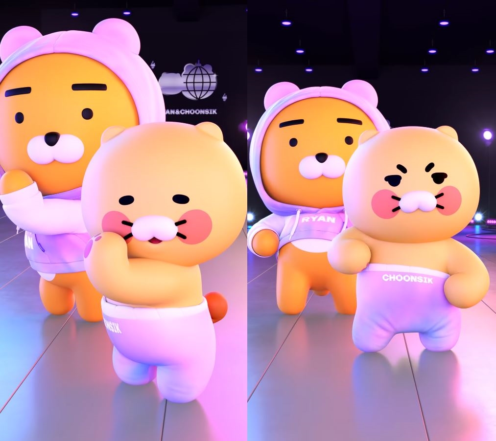 “춤 실력 늘어”…카카오프렌즈 라이언-춘식, 에스파(aespa) ‘넥스트 레벨(Next Level)’ 커버 - 오서린 기자 ...