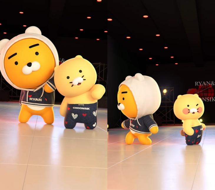 “오늘도 최신곡 알아간다”…카카오프렌즈 라이언·춘식, 세븐틴 ‘Rock with you’ 댄스 커버 공개 - 오서린 기자 - 톱스타뉴스