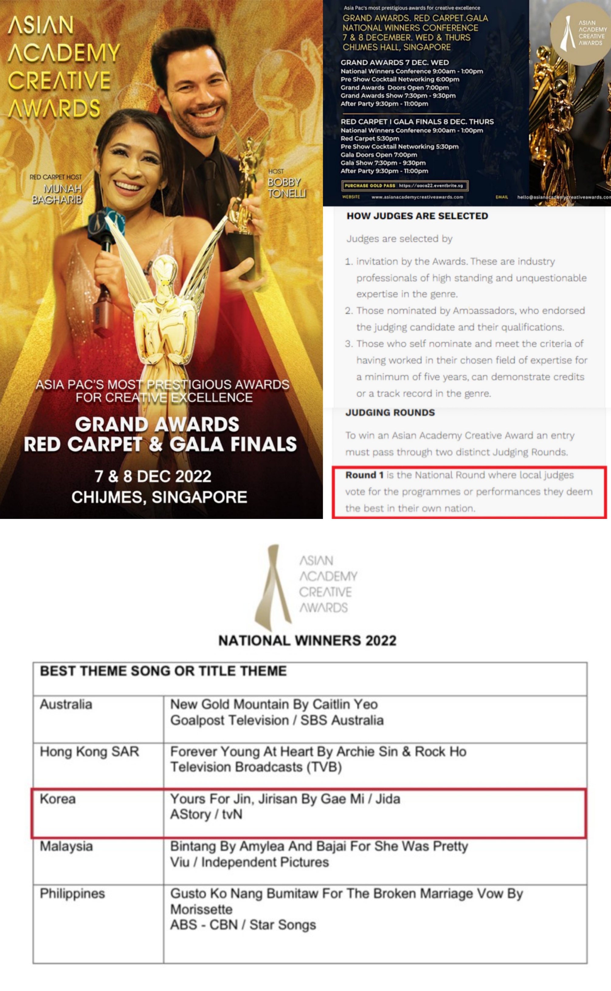 'National Winner Jin' 방탄소년단 진 'Yours'(유어스), 'AACA 시상식 베스트 테마송' 한국 대표곡 선정 - 황선용 기자 - 톱스타뉴스