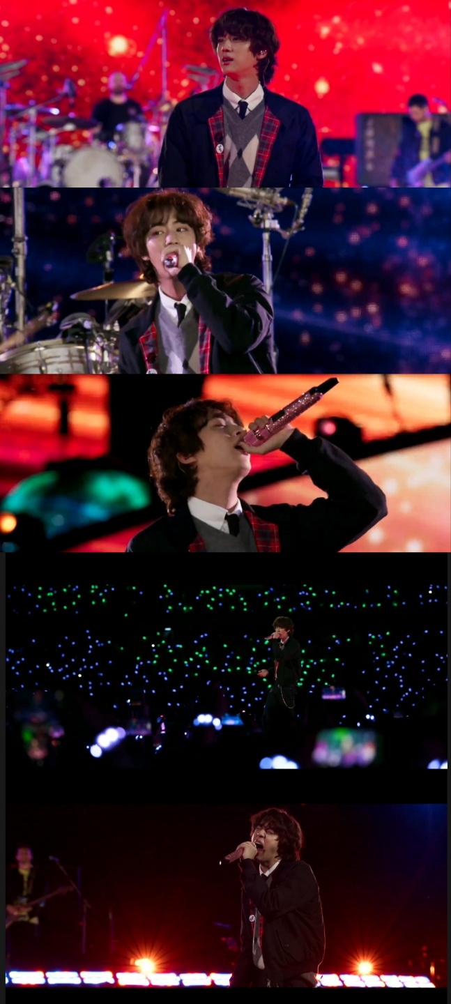 ‘Legendary performance’ 방탄소년단 진, 한편의 영화 같은 라이브 무대로 전 세계에 벅찬 감동 선사 - 황선용 ...