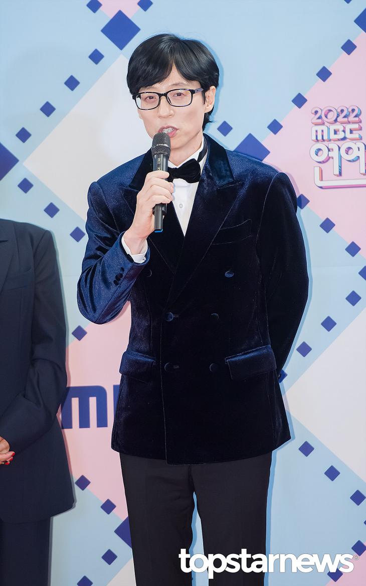 [HD포토] ‘놀면 뭐하니?’ 유재석, ‘마이크를 잡은 국민MC’ (2022MBC연예대상) - 최규석 기자 - 톱스타뉴스