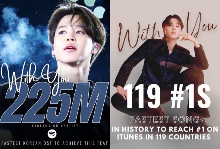 [BTS News] 방탄소년단 지민 ‘With You’, 발매 1주년 최초·최고 발자취 ‘1Year With You Jimin’ - 황선용 기자 - 톱스타뉴스