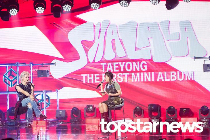 엔시티(NCT) 태용, ‘화기애애한 기자간담회 현장’ (SHALALA 쇼케이스) [HD포토] - 최규석 기자 - 톱스타뉴스