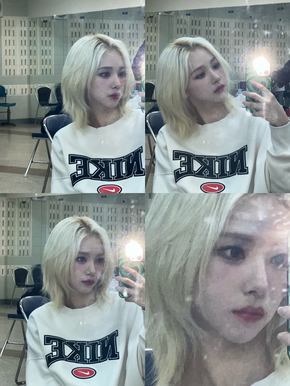 에스파 카리나, 금발+단발=인형 완성…보고도 안 믿기는 외모 - 김효진 기자 - 톱스타뉴스