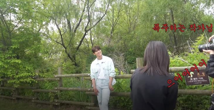 박지현, '그대가 웃으면 좋아' MV 비하인드…"처음으로 뮤비 촬영해 봤는데 재밌어요" - 장지우 기자 - 톱스타뉴스