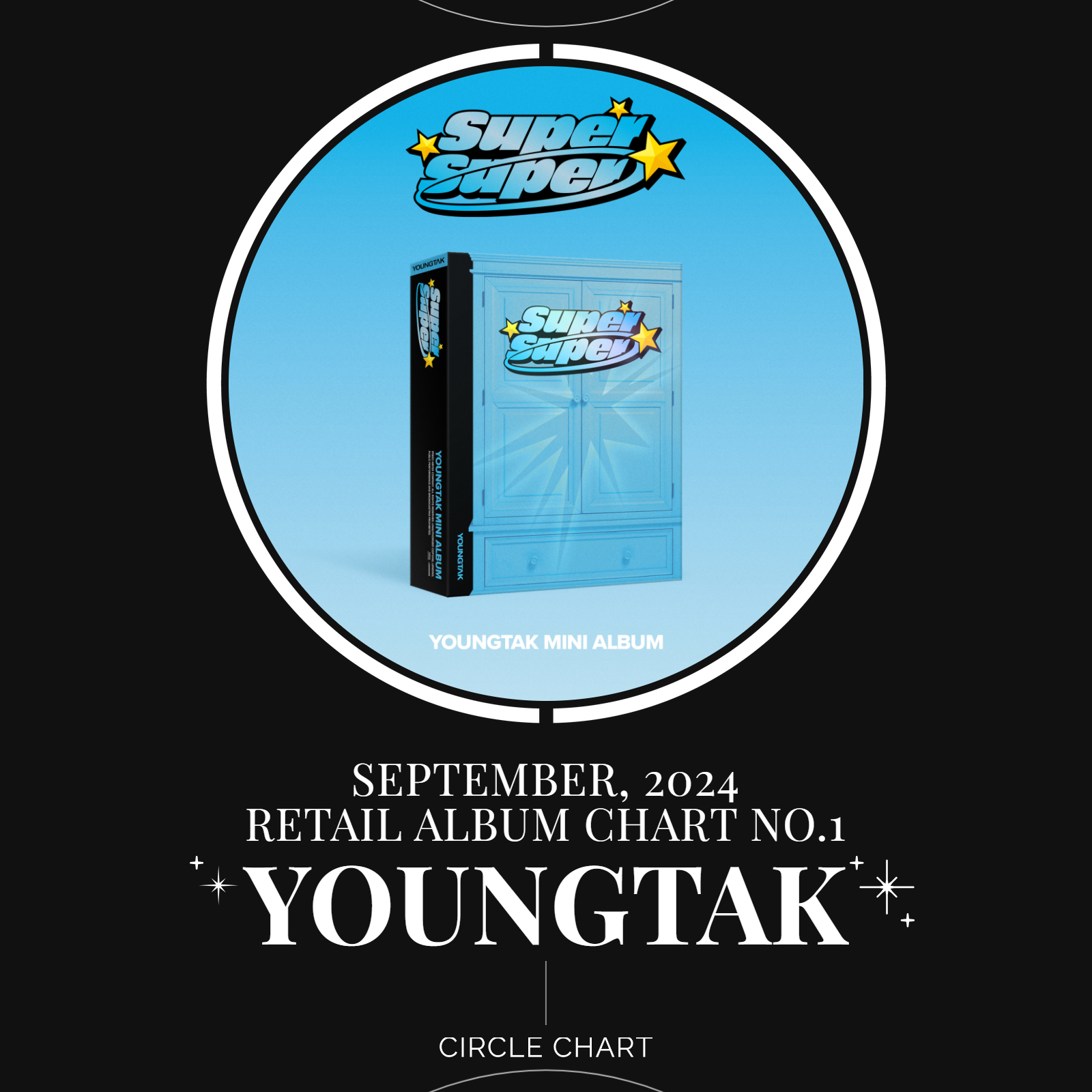 영탁, 'SuperSuper' 써클차트 9월 리테일 앨범 차트 1위…"짜릿짜릿해" - 장지우 기자 - 톱스타뉴스