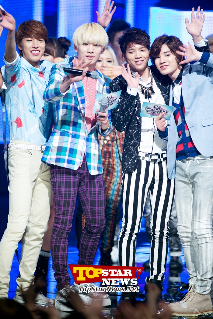 Infinite, ‘Posing with SHINee’s Key’…‘ Mnet M! Countdown [KPOP PHOTO] - Hannah Kang 기자 - 톱스타뉴스