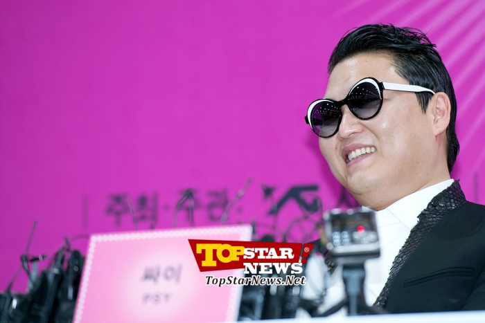 Psy, ‘Smiling brightly’ … Press conference for Psy’s concert ‘Happening’ [KPOP PHOTO] - Hannah ...
