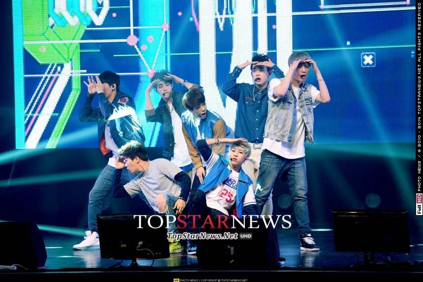 [UHD포토] 갓세븐(GOT7), ‘누나팬 마음 흔드는 깜찍한 퍼포먼스’ (쇼케이스) - 최규석 기자 - 톱스타뉴스