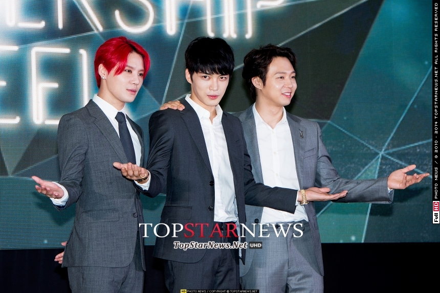 [HD포토] 제이와이제이(JYJ) 김준수-김재중-박유천, ‘여러분 어서오세요~’ (멤버십위크) - 김현우 기자 - 톱스타뉴스