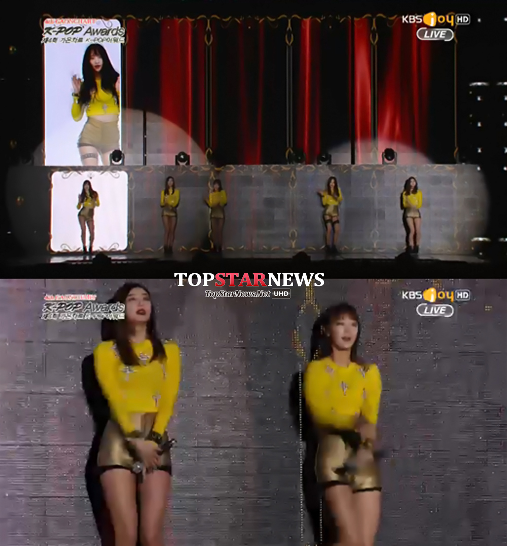 ‘가온차트 어워즈’ 이엑스아이디(EXID), 섹시美 넘치는 ‘위 아래’ 열창과 떼창 - 유혜지 기자 - 톱스타뉴스