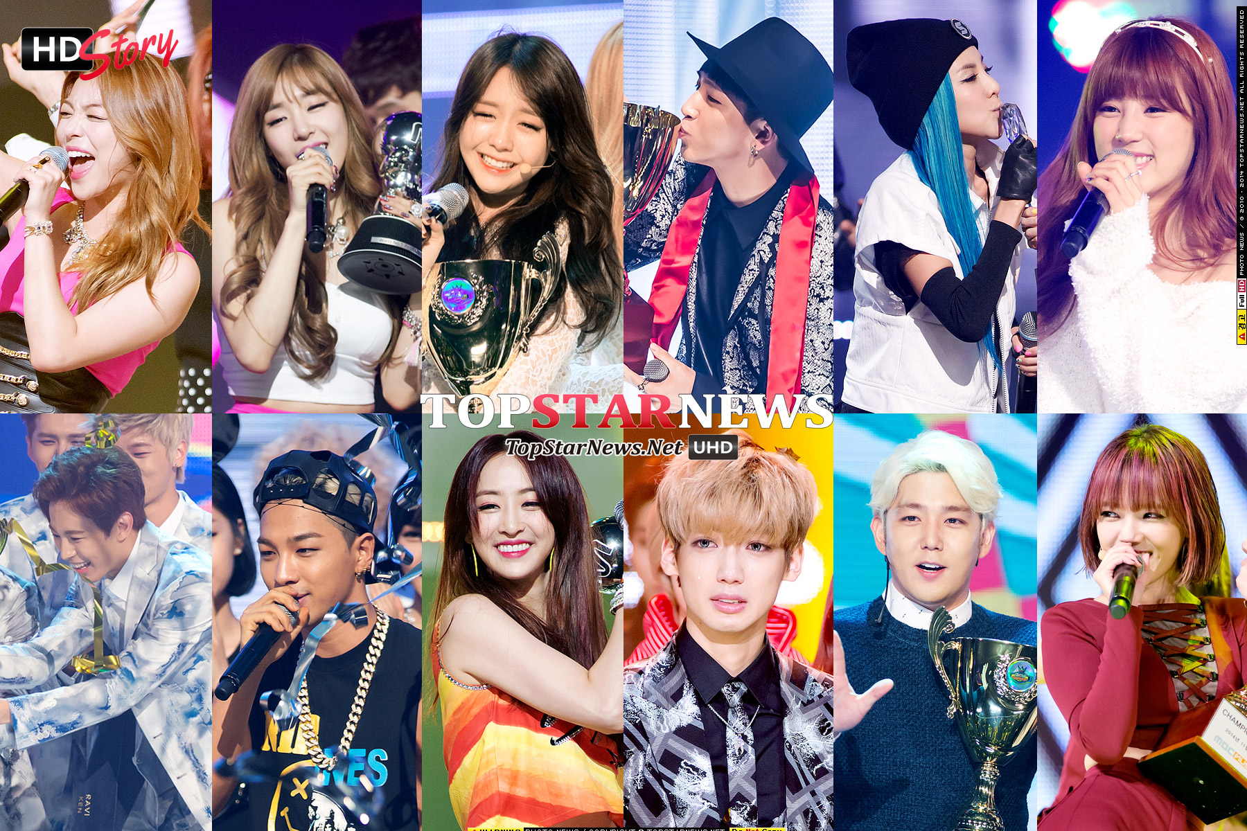 [HD story]「歌番組1位の瞬間」少女時代テティソ、EXID、AOA、BOYFRIEND、Ailee、SISTAR、B1A4、BIG BANG、VIXX、INFINITE、Apink ...