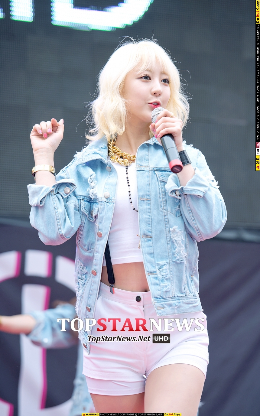 [HD포토] 이엑스아이디(EXID) 혜린, ‘앙앙~ 귀여워’ (AHYEAH사용설명회) - 최규석 기자 - 톱스타뉴스