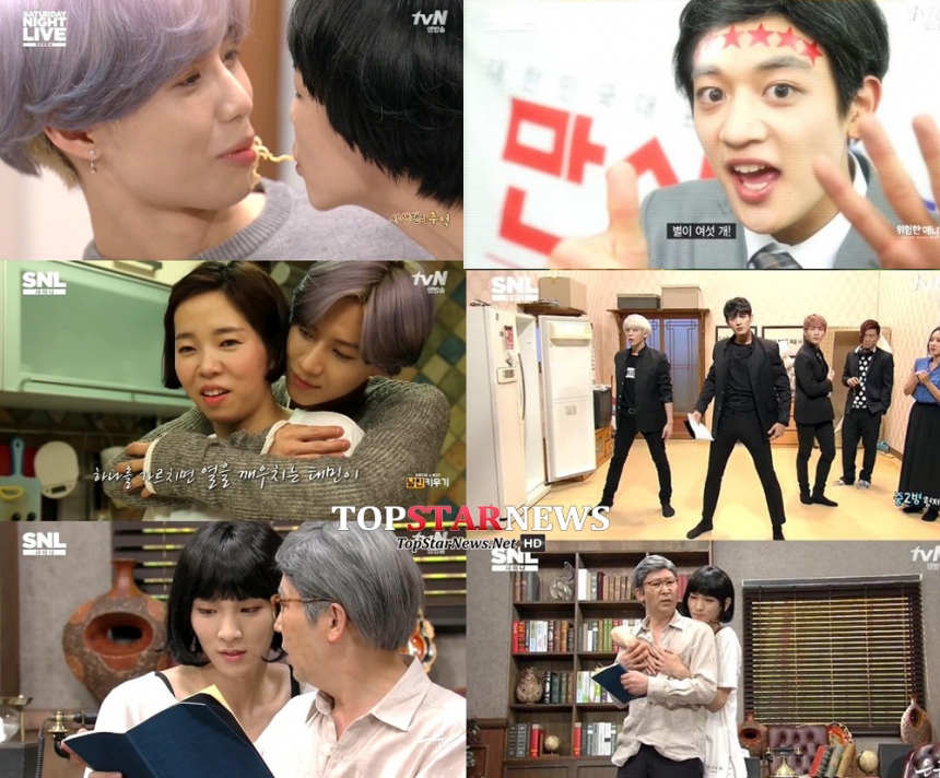 [TV포커스] ‘SNL 코리아6’ 샤이니(SHINee), 망가질수록 제대로 ‘VIEW’여준 예능감… ‘더 이상의 흑역사는 없다’ - 김희경 기자 - 톱스타뉴스