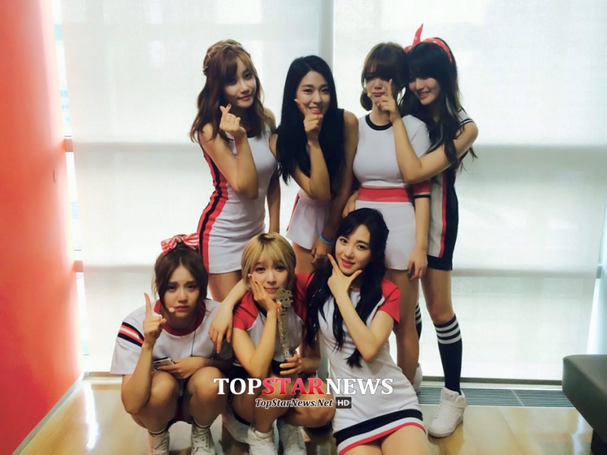 AOA ‘심쿵해’, 음악중심 1위…2관왕 - 김명수 기자 - 톱스타뉴스