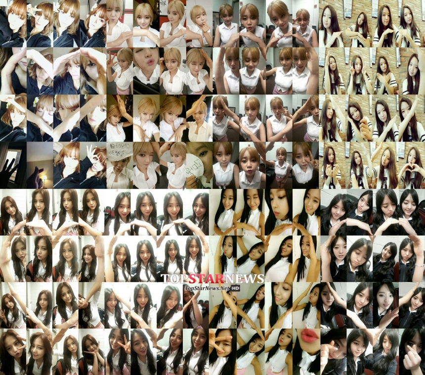 데뷔 3주년 AOA, 이색적인 하트 공개 - 김명수 기자 - 톱스타뉴스