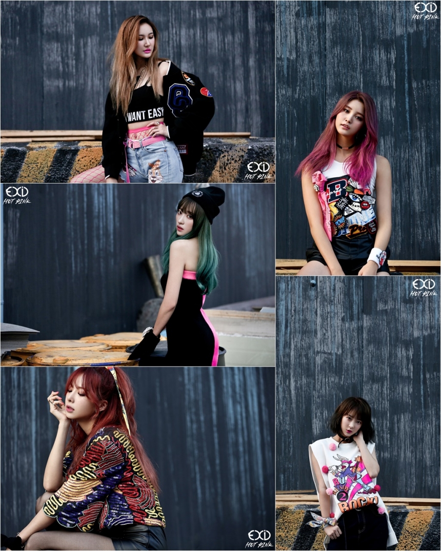 EXID, ‘HOT PINK(핫 핑크)’ 티저 이미지 공개…섹시+걸크러쉬+힙합 - 김명수 기자 - 톱스타뉴스