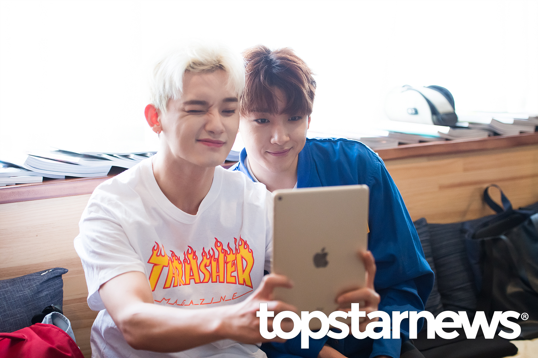 [UHD포토] 맵식스(MAP6) 제이준-민혁, ‘잘생김 잔뜩 묻었네~’ - 박혜미 기자 - 톱스타뉴스