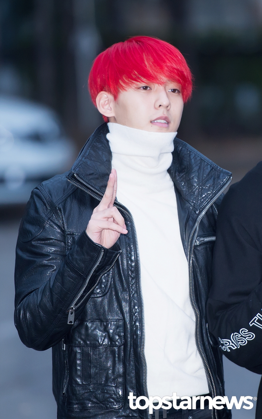 [UHD포토] 비투비(BTOB) 이민혁, ‘강렬한 헤어스타일’ - 김혜진 기자 - 톱스타뉴스