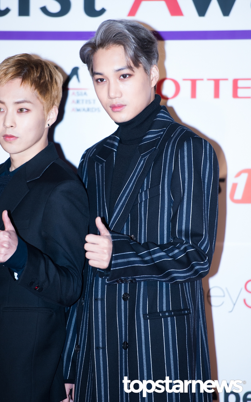 [HD포토] 엑소(EXO) 카이, ‘점점 더 잘생겨지네’ (2016 아시아 아티스트 어워즈, AAA) - 조슬기 기자 - 톱스타뉴스