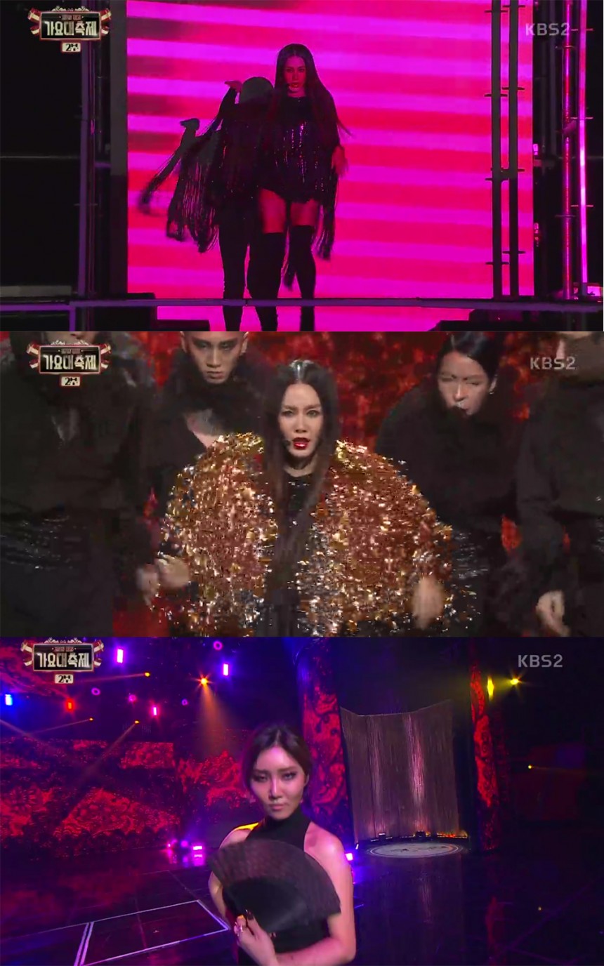 [예능리뷰] ‘2016 KBS 가요대축제’ 엄정화, 섹시퀸의 화려한 귀환…‘시선 강탈’ - 이정범 기자 - 톱스타뉴스