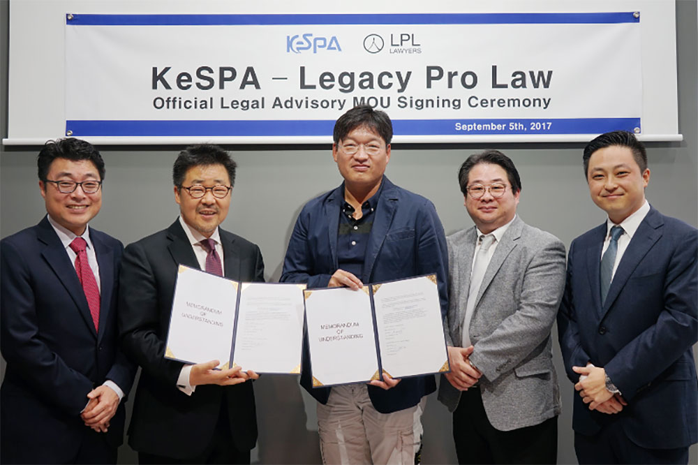 KeSPA, 법무법인 ‘레가시 프로 로’와 공식 법률자문 MOU 체결 - 이정범 기자 - 톱스타뉴스