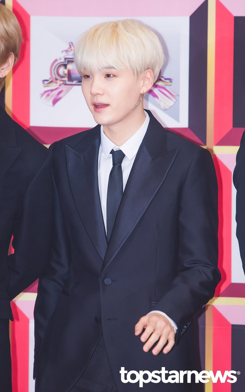[HD포토] 방탄소년단(BTS) 슈가, ‘달콤한 비주얼’ (2017KBS가요대축제) - 정송이 기자 - 톱스타뉴스